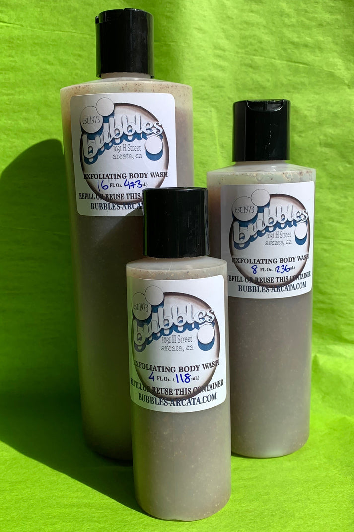 Exfoliating Body Wash – Bubbles
